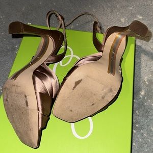 Sam Edelman | Shoes | Sam Edelman Lavender Praline Satin Heel 95 | Poshmark